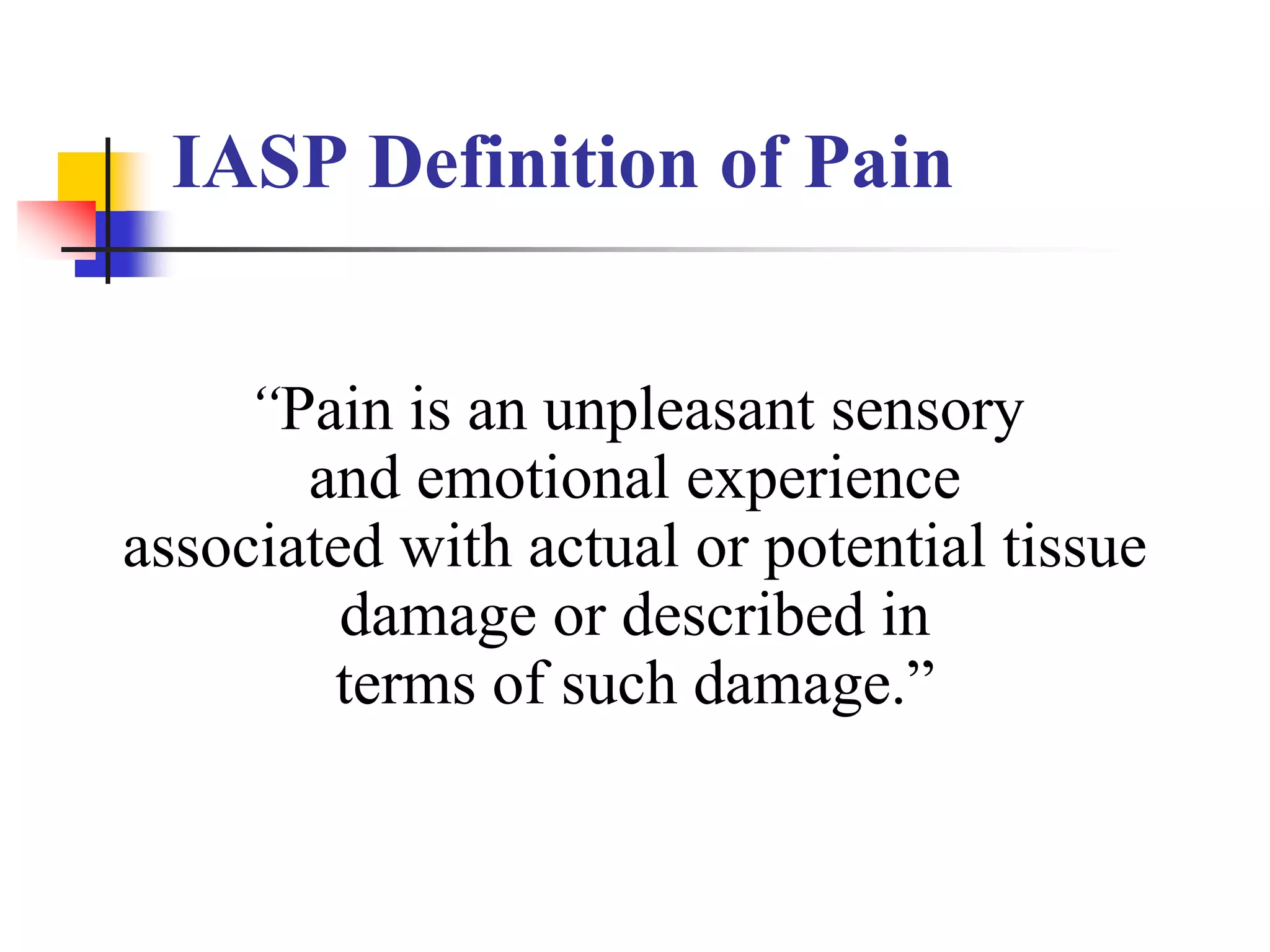 Chronic pain management | PPTX