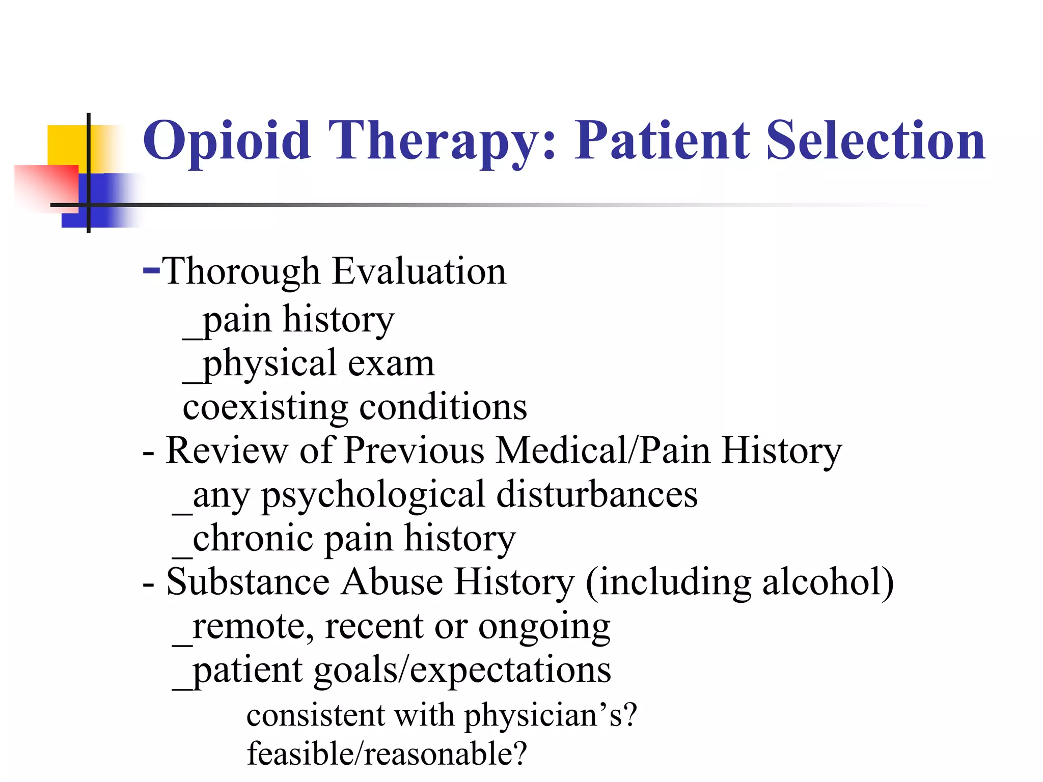 Chronic pain management | PPTX