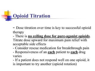 Chronic pain management | PPTX