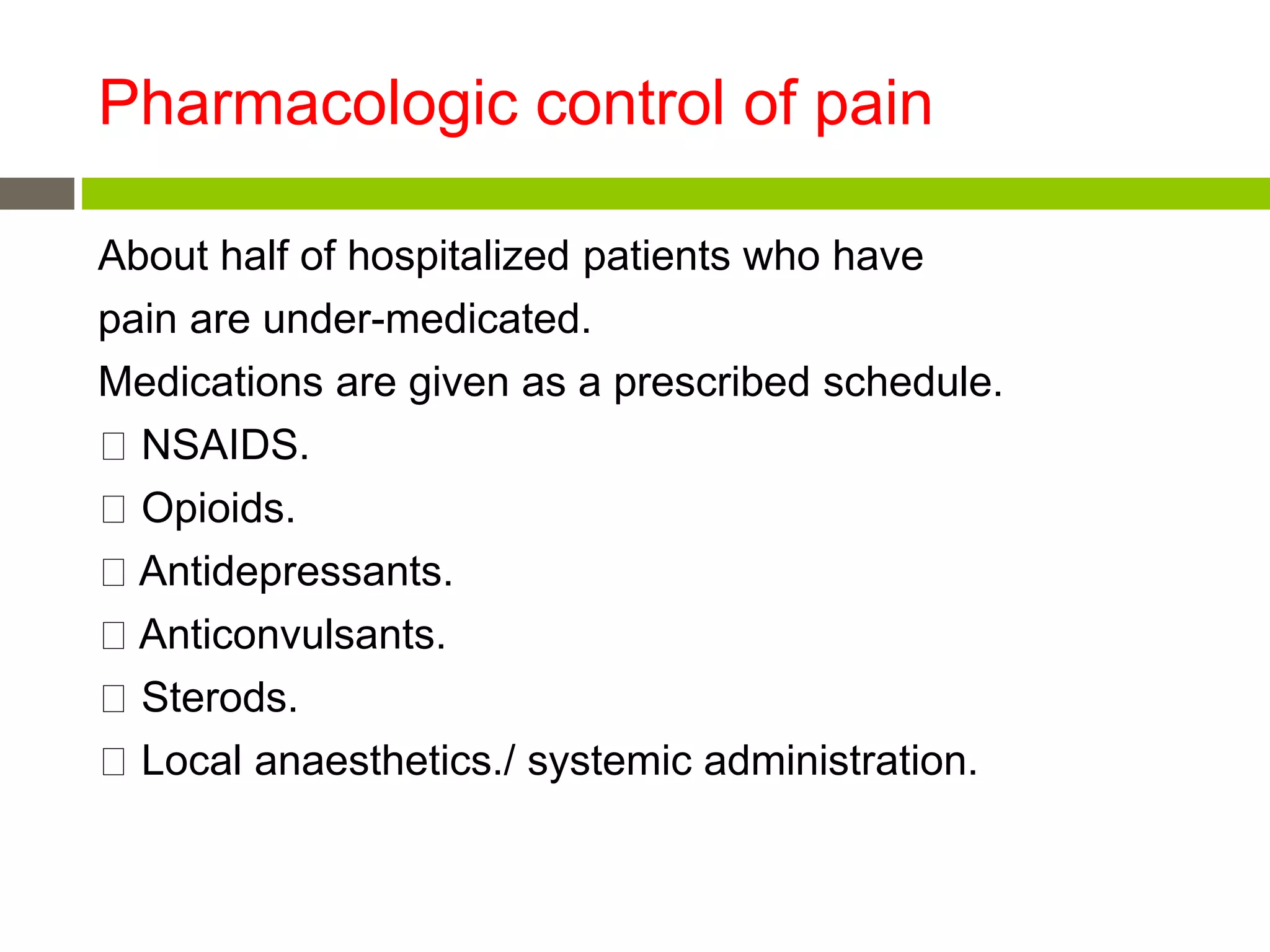 Chronic pain management | PPT
