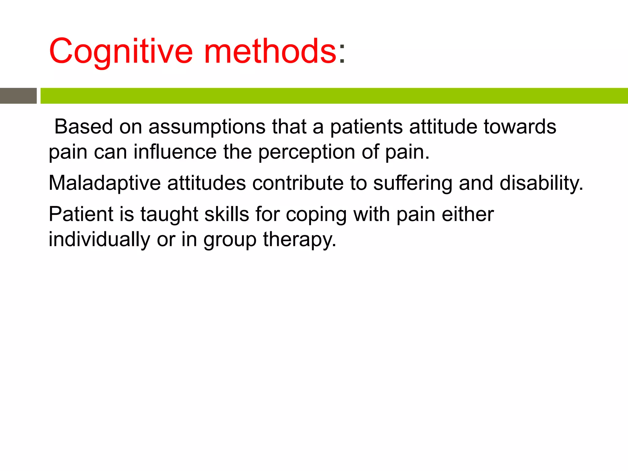 Chronic pain management | PPT