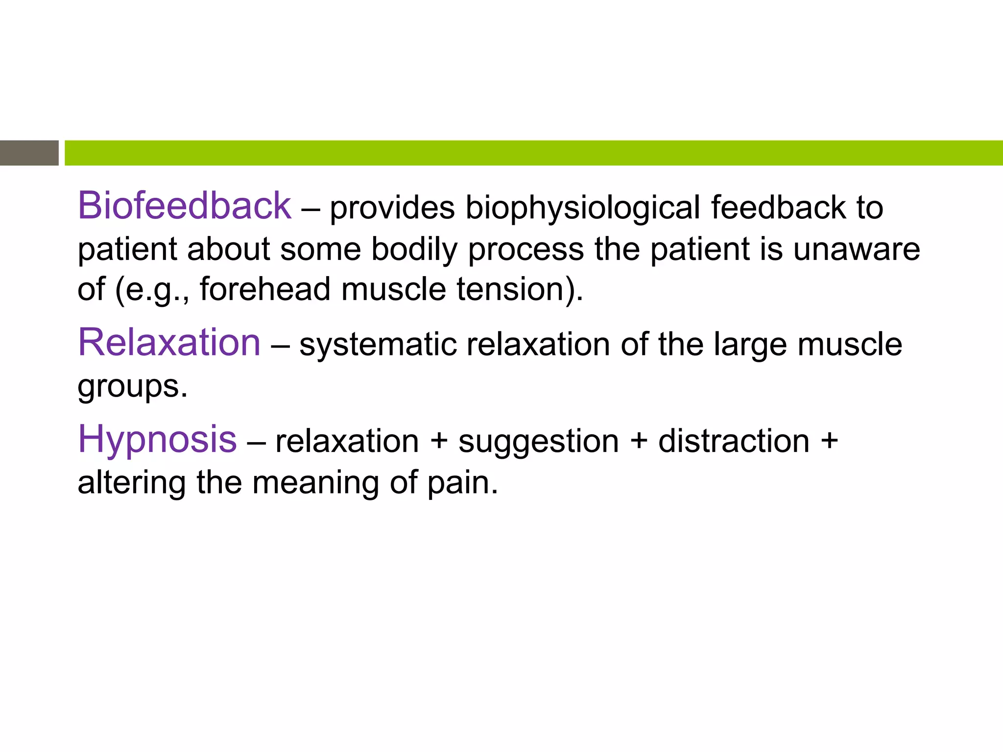 Chronic pain management | PPT