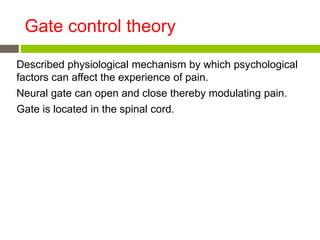 Chronic pain management | PPT