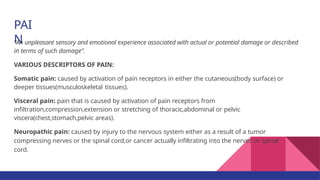 chronic pain ppt NEW and its management in Ot | PPTX
