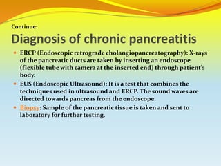 Chronic pancreatitis | PPTX