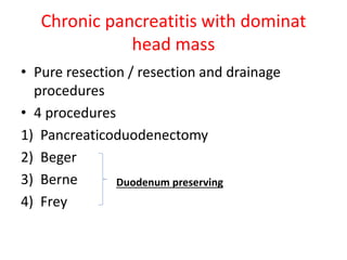 Chronic pancreatitis | PPTX