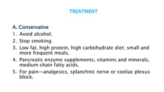 Chronic pancreatitis | PPTX
