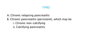 Chronic pancreatitis | PPTX