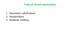Chronic pancreatitis | PPTX