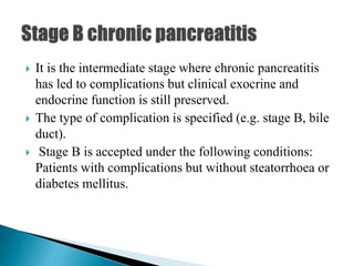 Chronic pancreatitis | PPTX