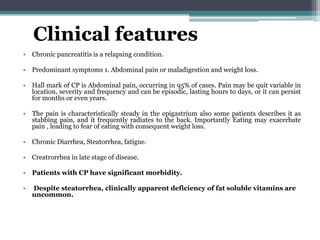 Chronic pancreatitis | PPT | Digestive Disorders | Diseases and Conditions