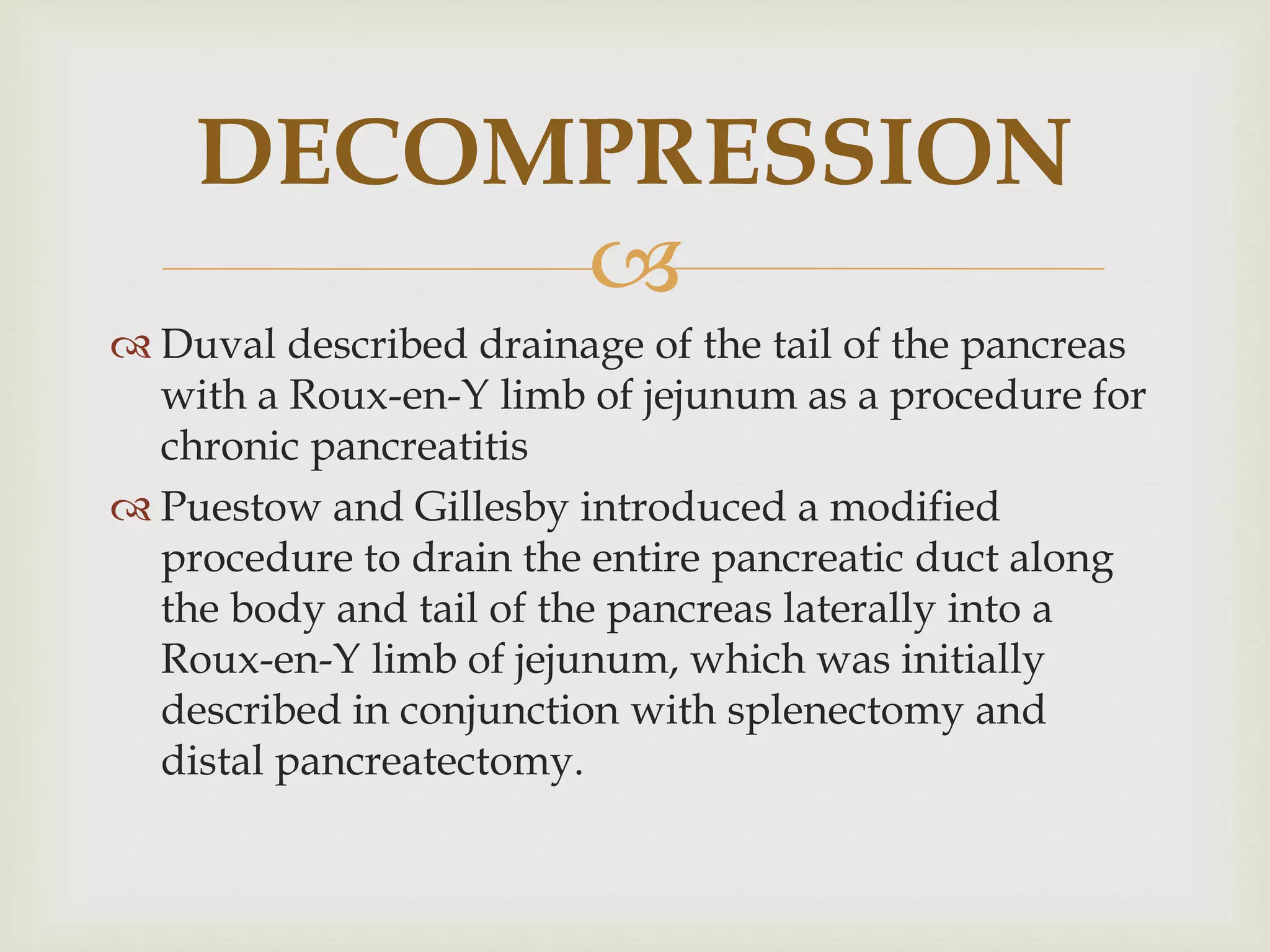 Chronic pancreatitis | PPTX