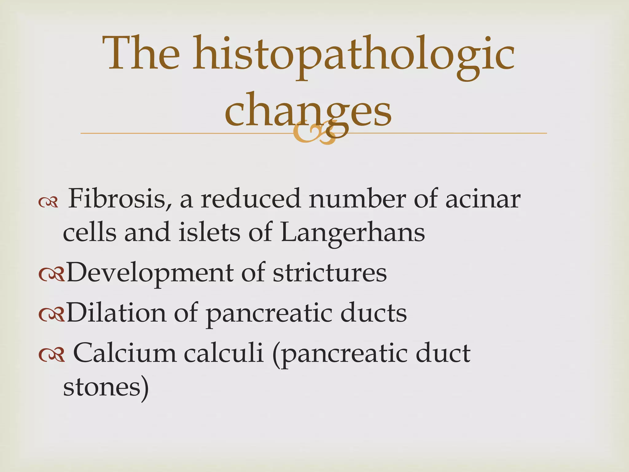 Chronic pancreatitis | PPTX