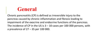 Chronic pancreatitis | PPT