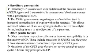 Chronic pancreatitis | PPTX