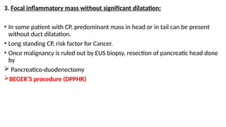 CHRONIC PANCREATITIS described clearly and easily | PPTX