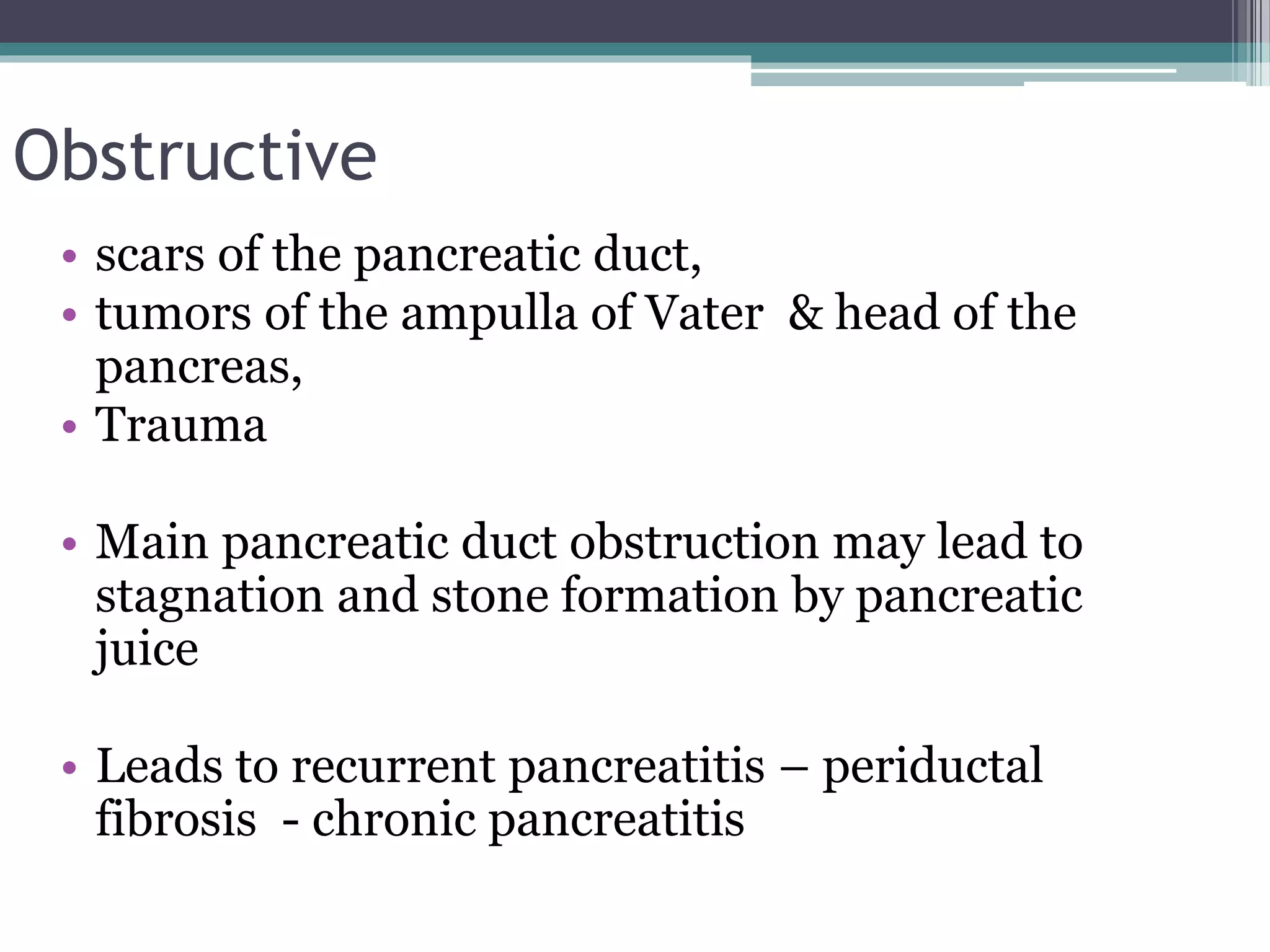 Chronic pancreatitis | PPTX
