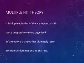 Chronic pancreatitis (2) etiology pathogenesis management.pptx ...