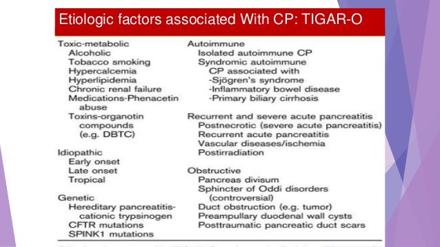 Chronic pancreatitis