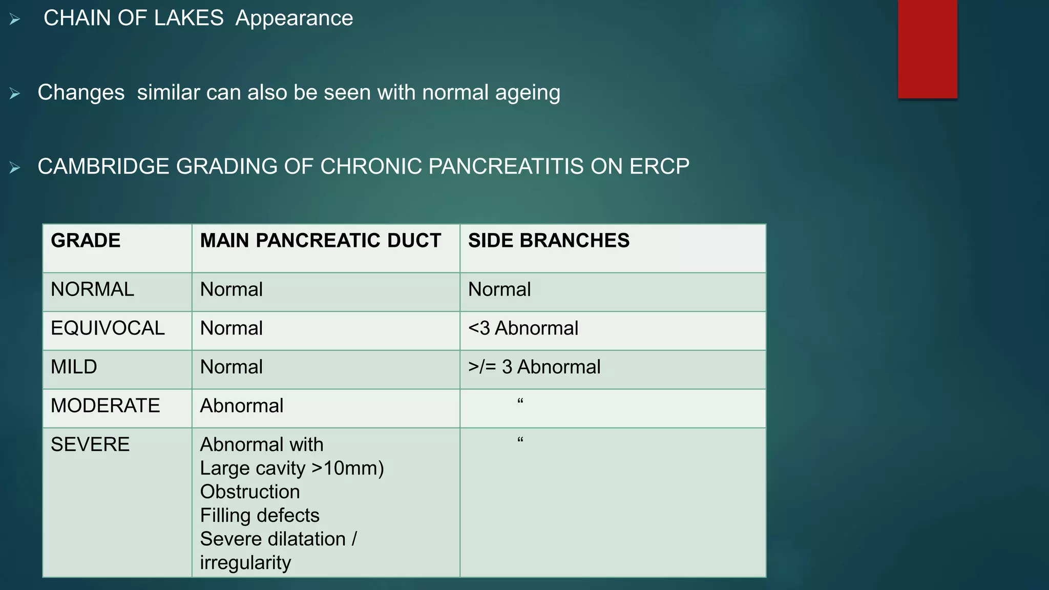 Chronic pancreatitis seminar | PPTX