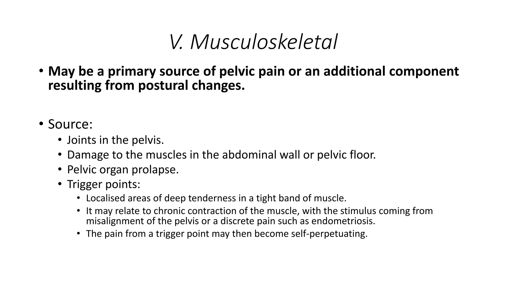 Chronic pelvic pain | PPTX
