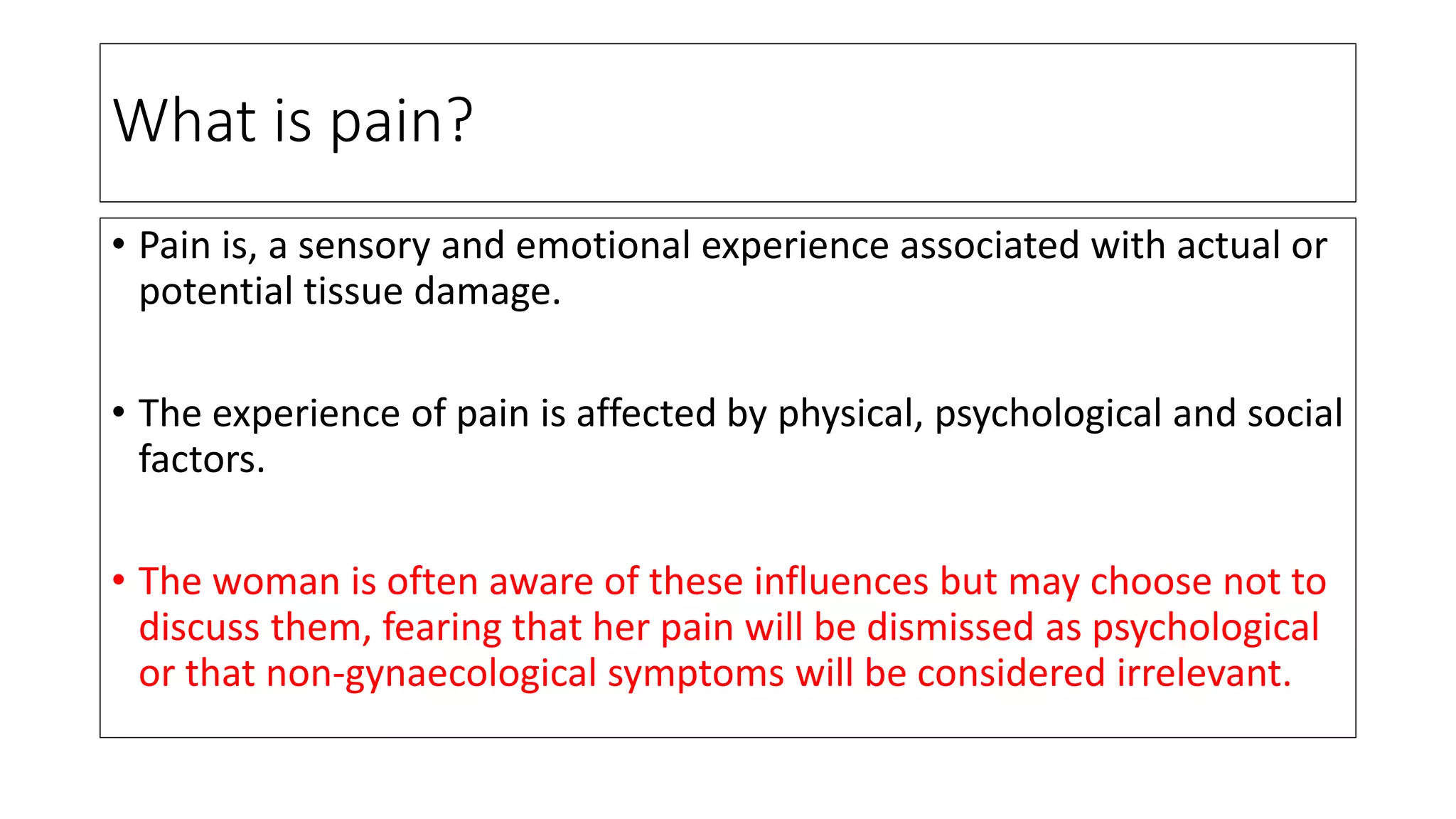 Chronic pelvic pain | PPTX