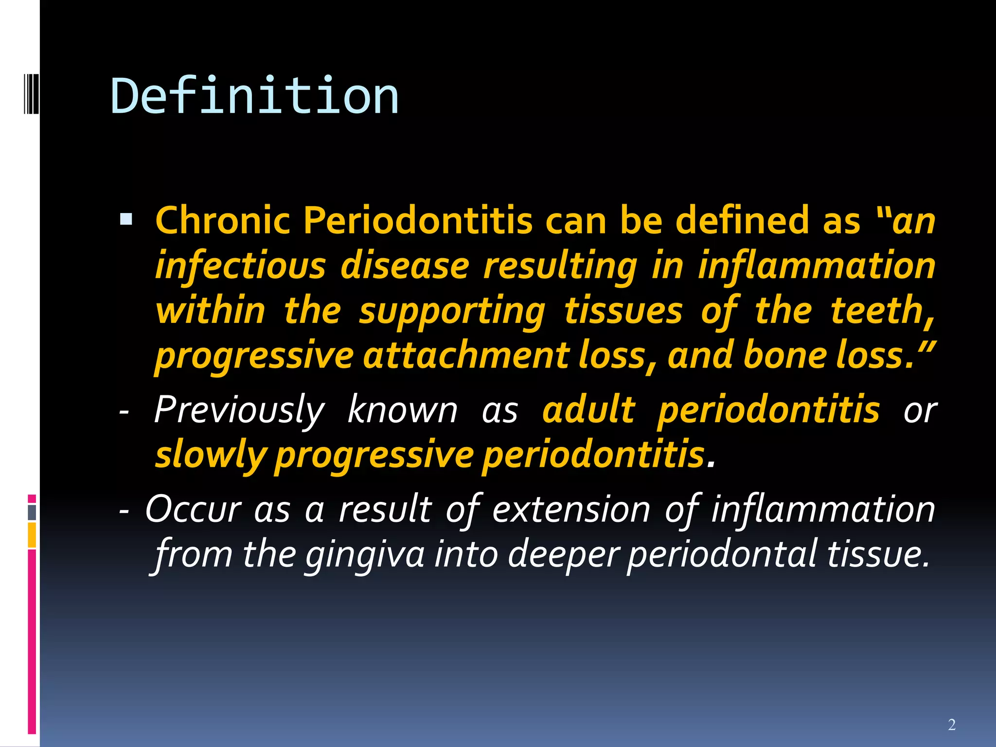 ChronicPerio-16-12-14 (1).ppt | Dental Health | Diseases and Conditions