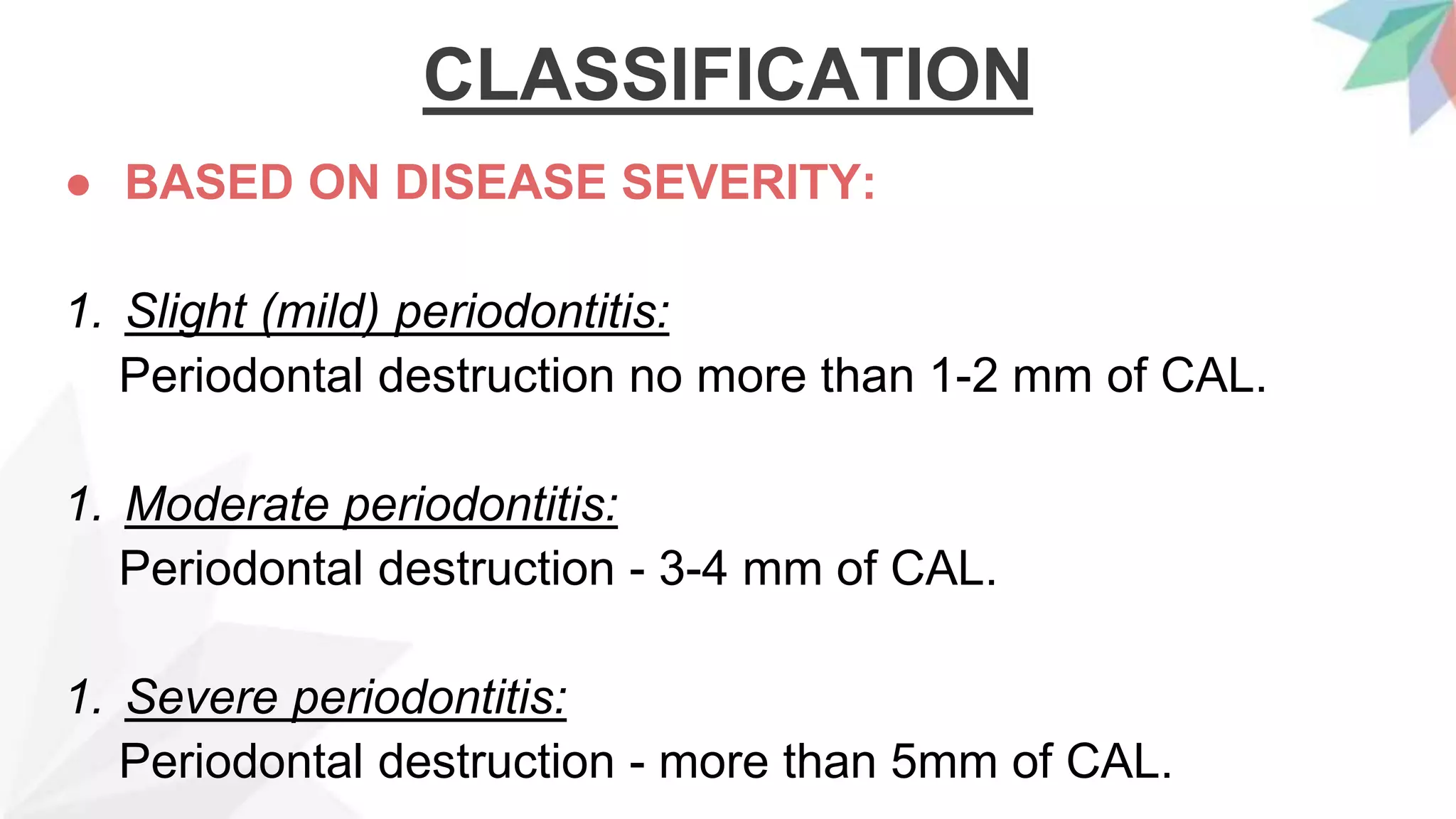Chronic periodontitis | PPTX | Dental Health | Diseases and Conditions