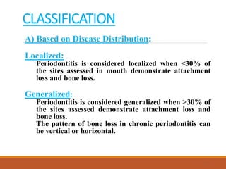 Chronic Periodontitis- the malaise of population | PPT