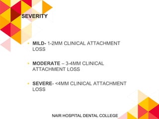 chronic PERIODONTITIS definition and pathophysiology | PPTX