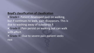 Chronic peripheral arterial occlusive disease( lower limb) | PPTX ...
