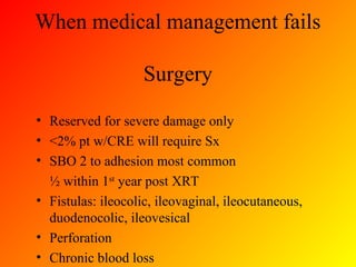 Management of Chronic Radiation Enteritis.ppt