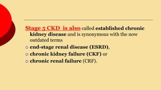 Chronic Kidney Disease Management and care | PPTX