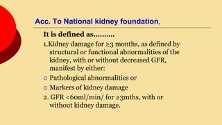 Chronic Kidney Disease Management and care | PPTX