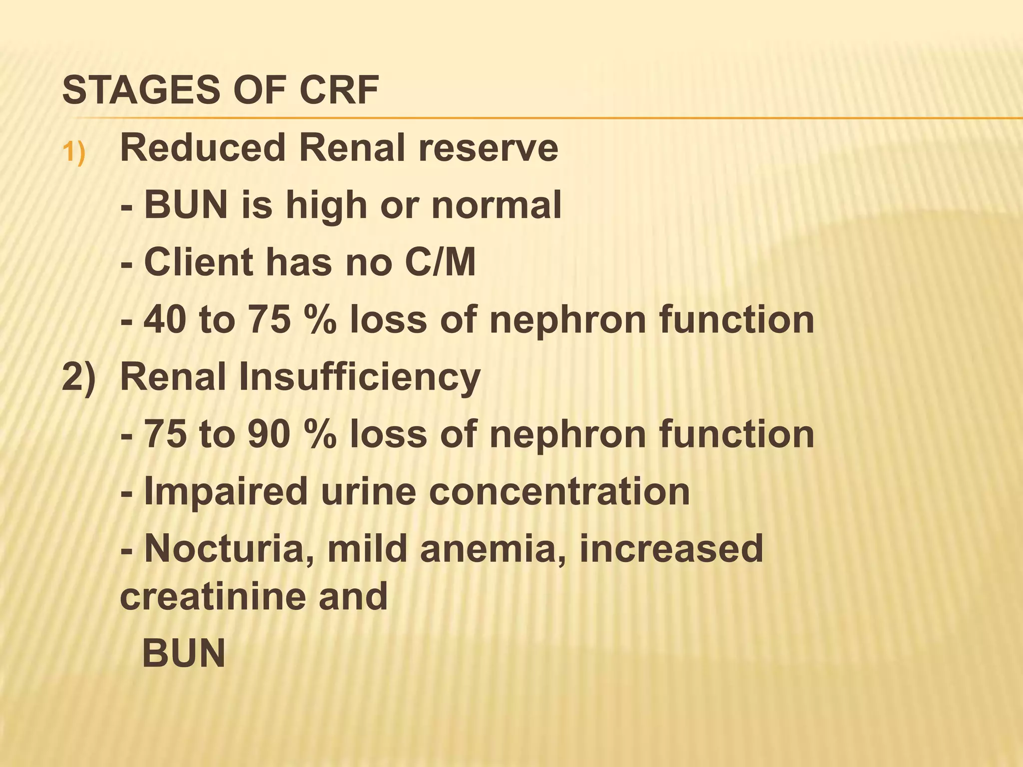 Chronic renal failure | PPTX