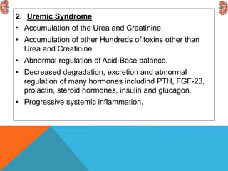 Chronic renal failure (Chronic kidney disease) Lecture 1 | PPSX