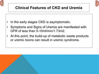 Chronic renal failure (Chronic kidney disease) Lecture 1 | PPSX