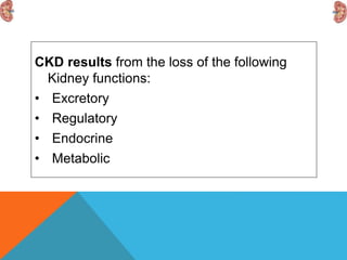 Chronic renal failure (Chronic kidney disease) Lecture 1 | PPSX ...