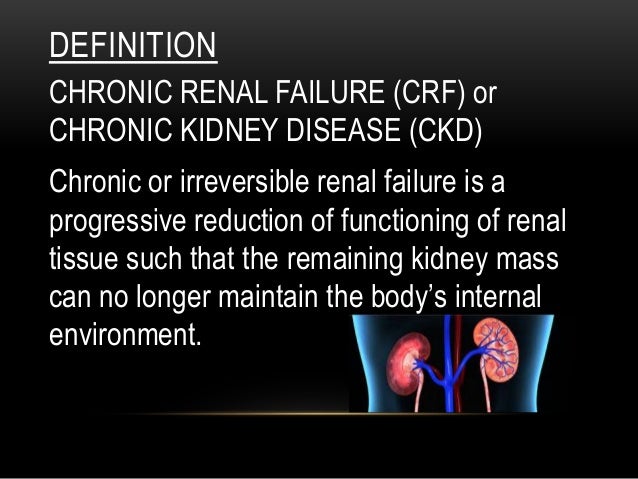 Chronic renal failure