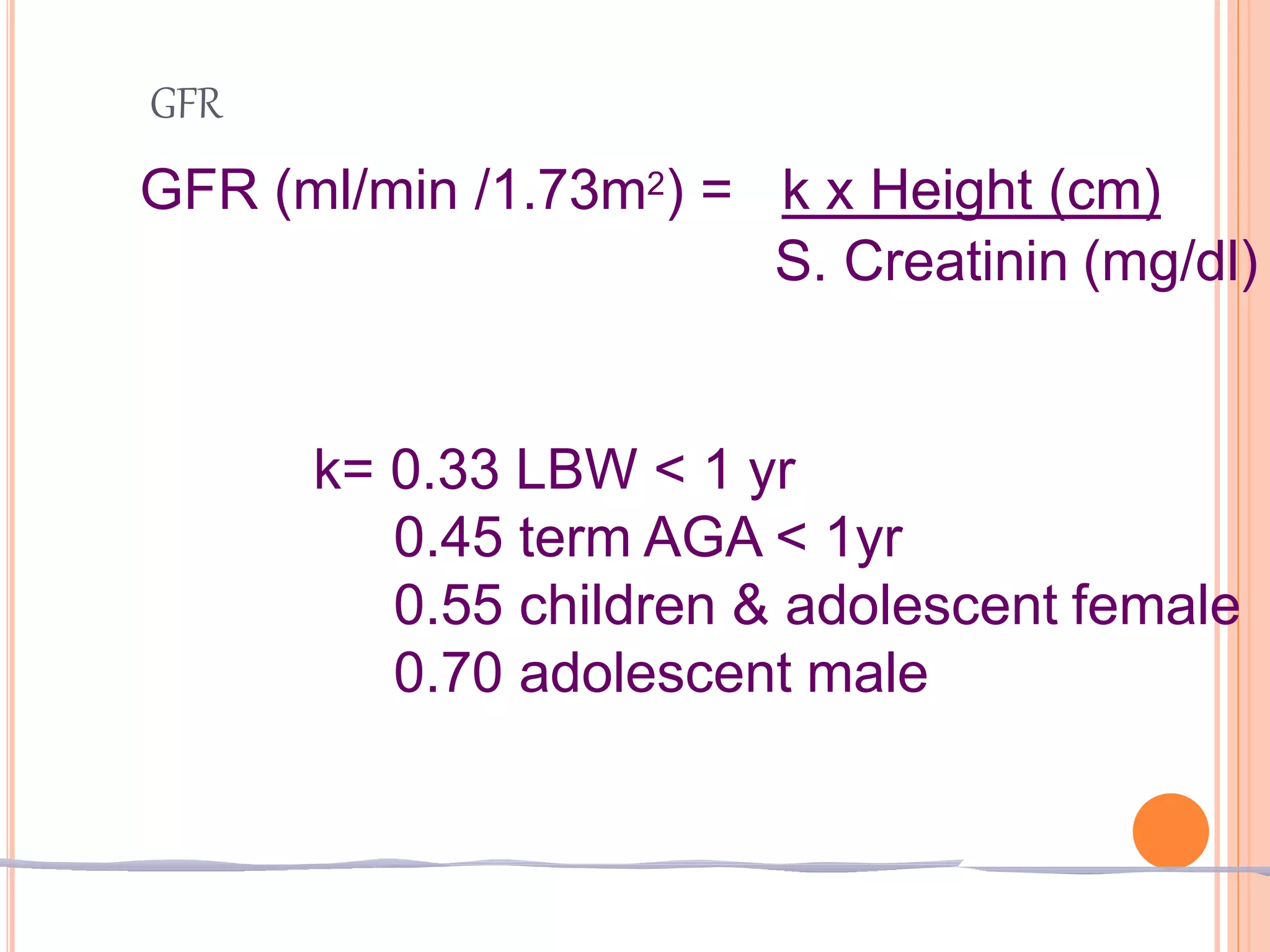 Chronic renal failure in children | PPTX