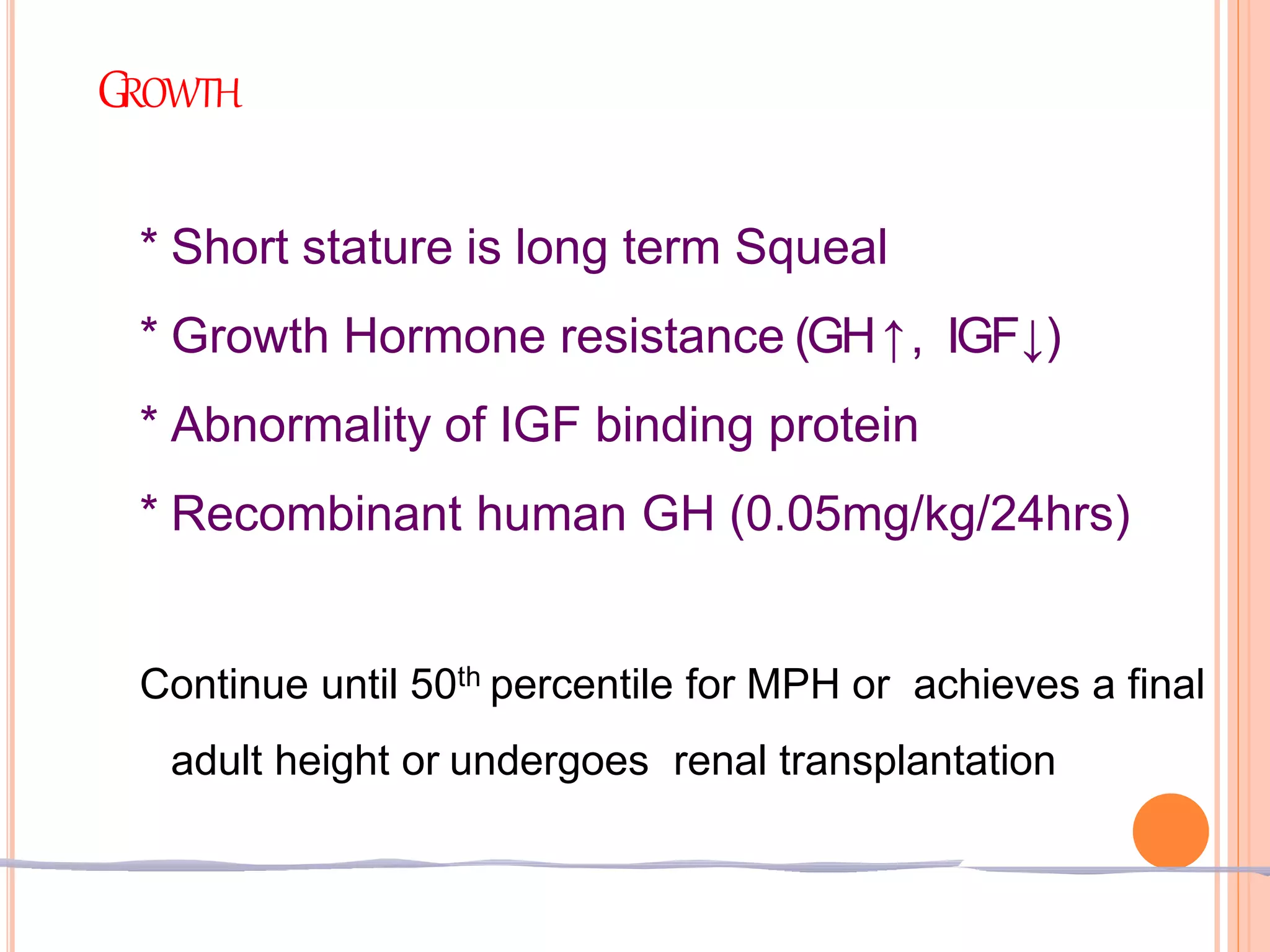 Chronic renal failure in children | PPTX