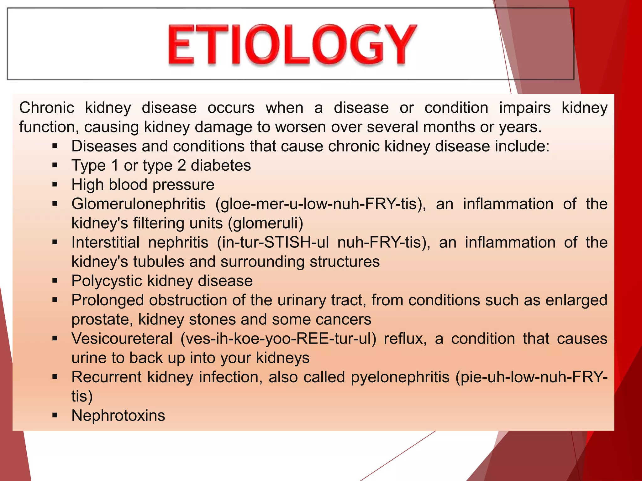 Chronic renal failure | PPTX