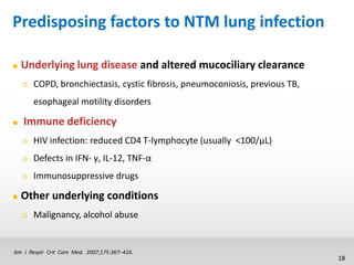 Chronic respiratory disease, ics and risk of ntm2 | PPT