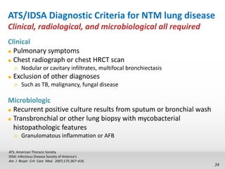 Chronic respiratory disease, ics and risk of ntm2 | PPT