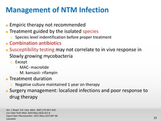 Chronic respiratory disease, ics and risk of ntm2 | PPT