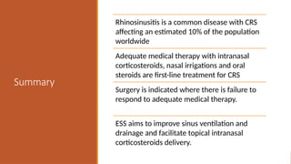 Chronic Rhinosinusitis & management .pptx
