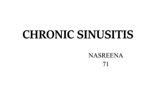 chronic sinusitis.pptx
