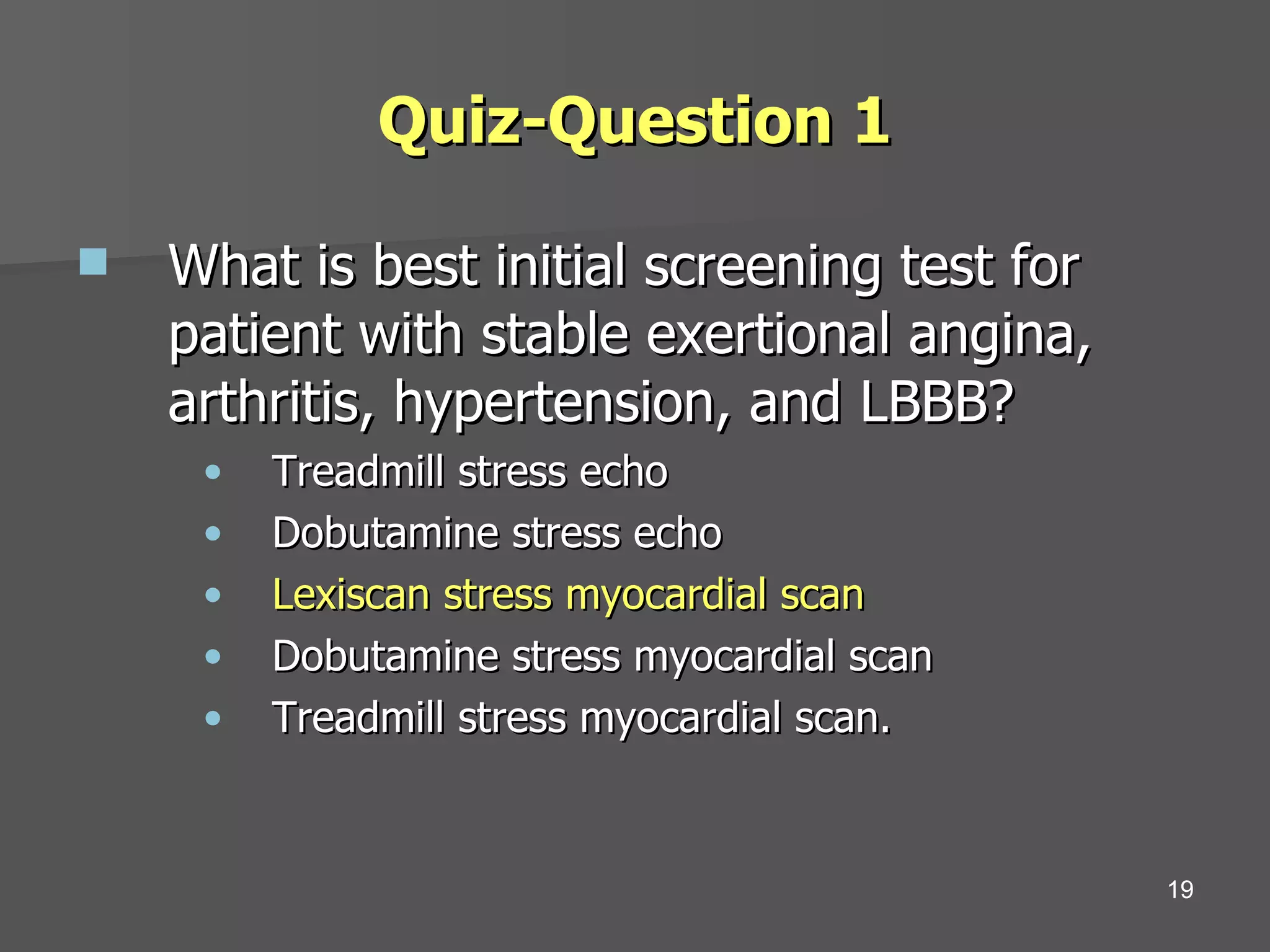 Chronic Stable Angina | PPT