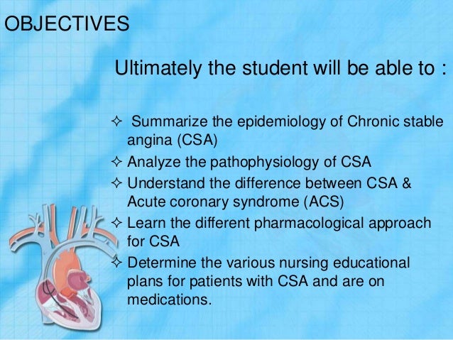 Chronic stable angina