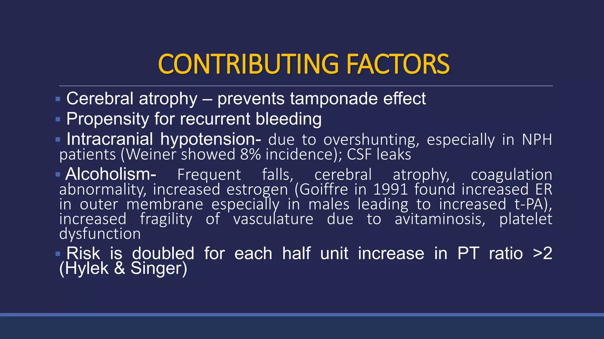 Chronic Subdural Hematoma Ppt